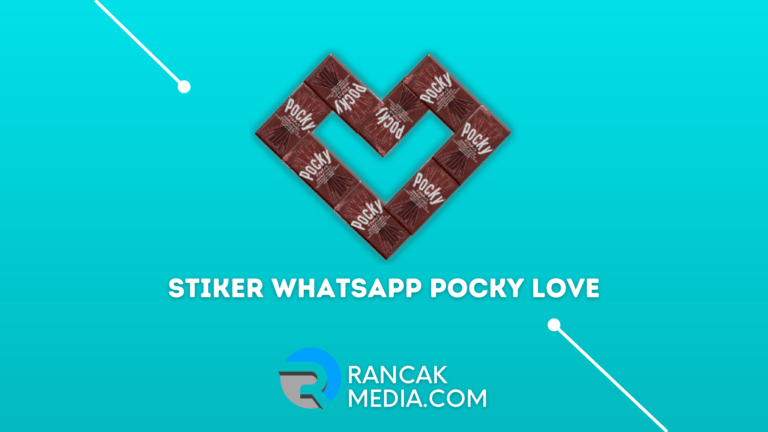 Cara Pakai Dan Link Download Stiker WhatsApp Pocky Love Viral